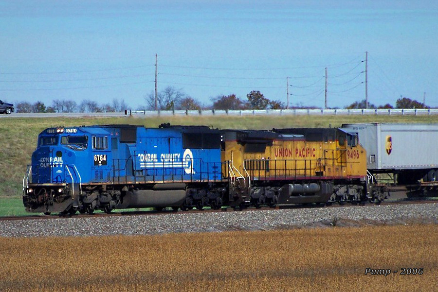 Westbound CSX Intermodal Train